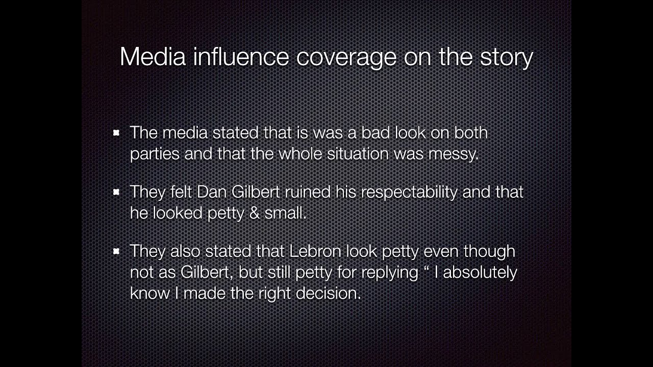 Dan Gilbert's Letter To Lebron - YouTube