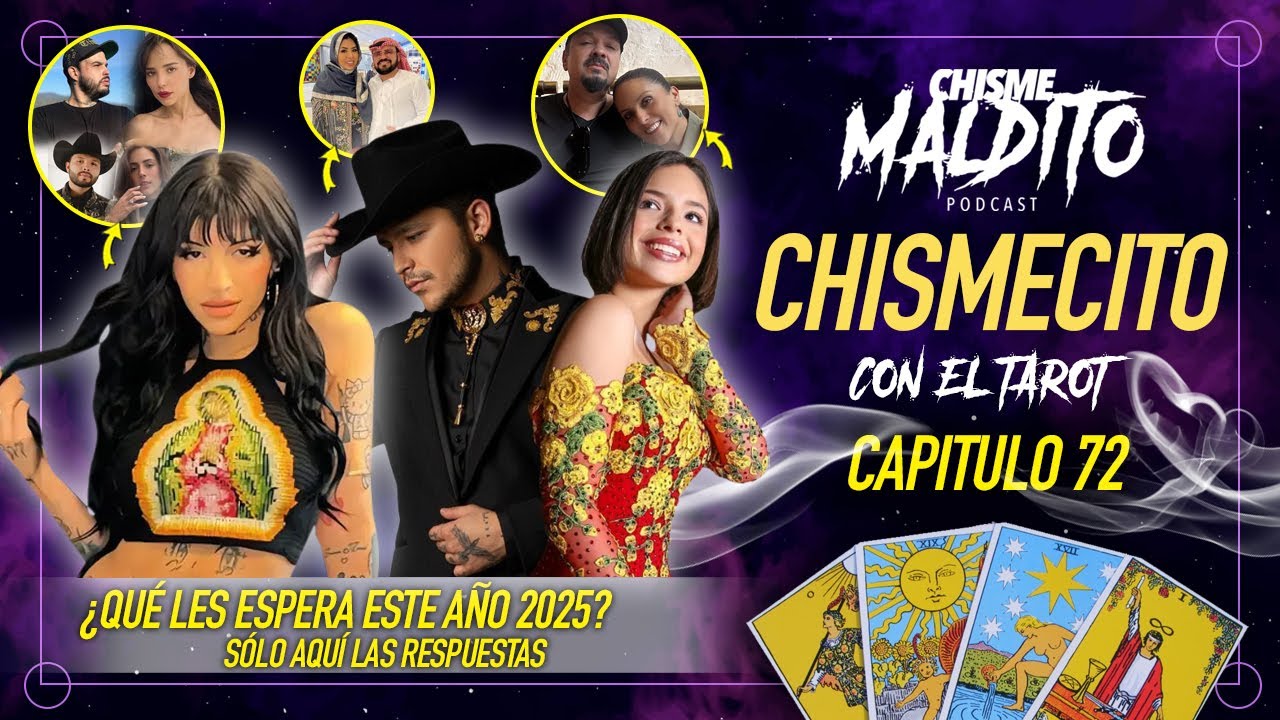 🔮 CAP72 LECTURA de TAROT 2025, Que VIENE para CAZZU, ÁNGELA, NODAL ...