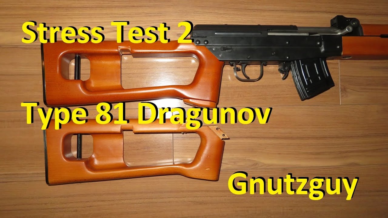 Stress Test 2 on Type 81 Dragunov Replacement Gen 2 stock. T81 SR. Read ...