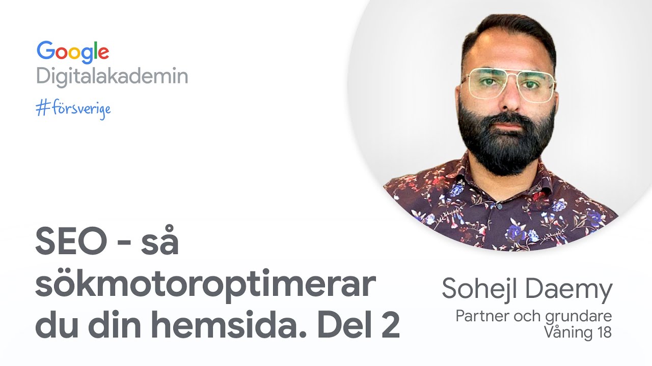 SEO - så sökmotoroptimerar du din hemsida. Del 2 | Google ...