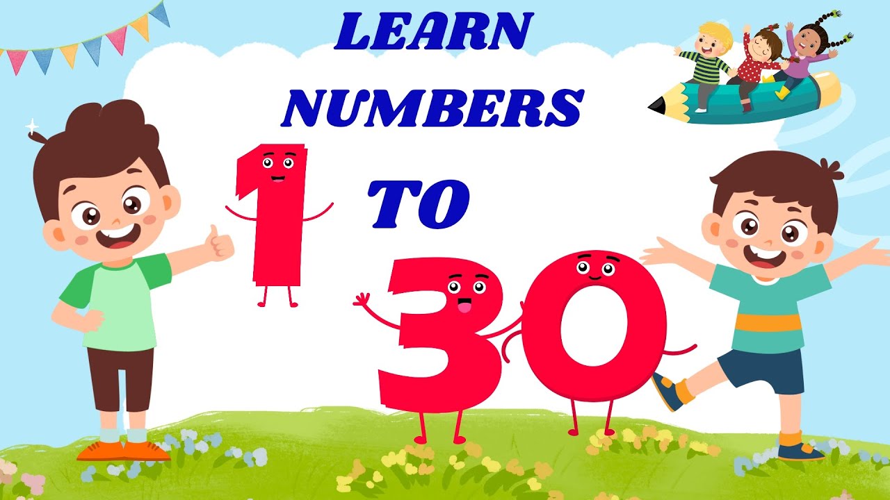 Learn number 1 to 30 | counting 1 to 30 #alphabetlearning # ...