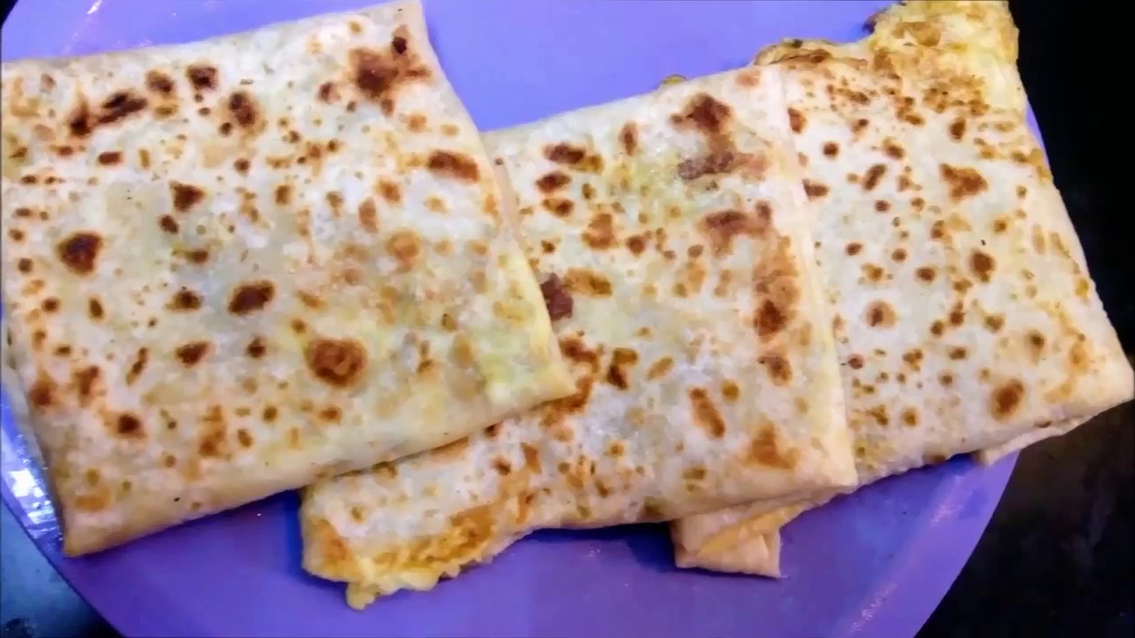 egg parcel/egg stuffed roti - YouTube