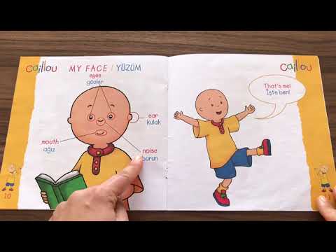 Caillou - Kendini Tanıtma - Introduce (Türkçe - İngilizce) - Eğitici Videolar