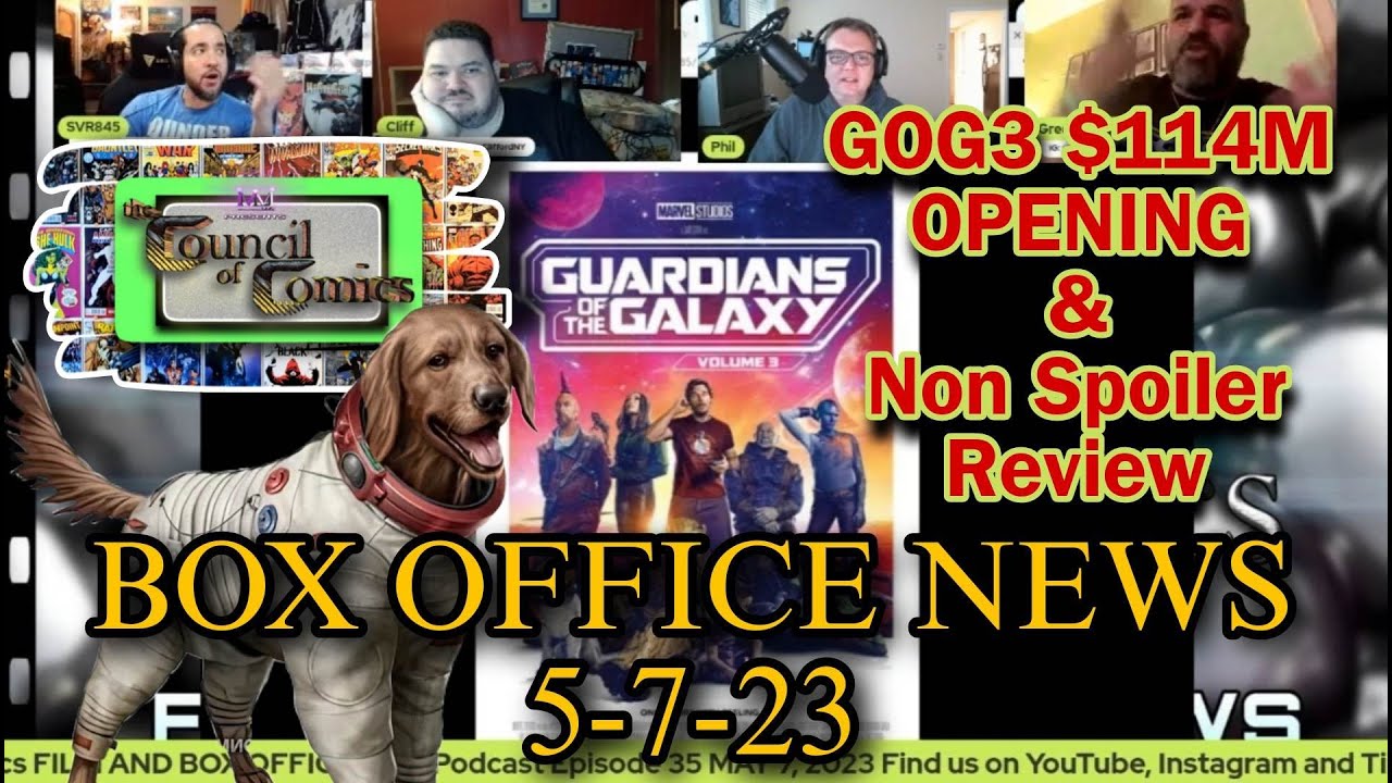 GUARDIANS TOPS CHART WITH $100M+ WILL IT MAKE $1B? 5-7-23 # ...