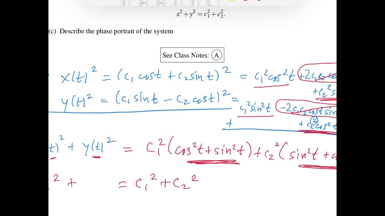 Drawing phase portraits | Wellesley College Differential Equations w ...