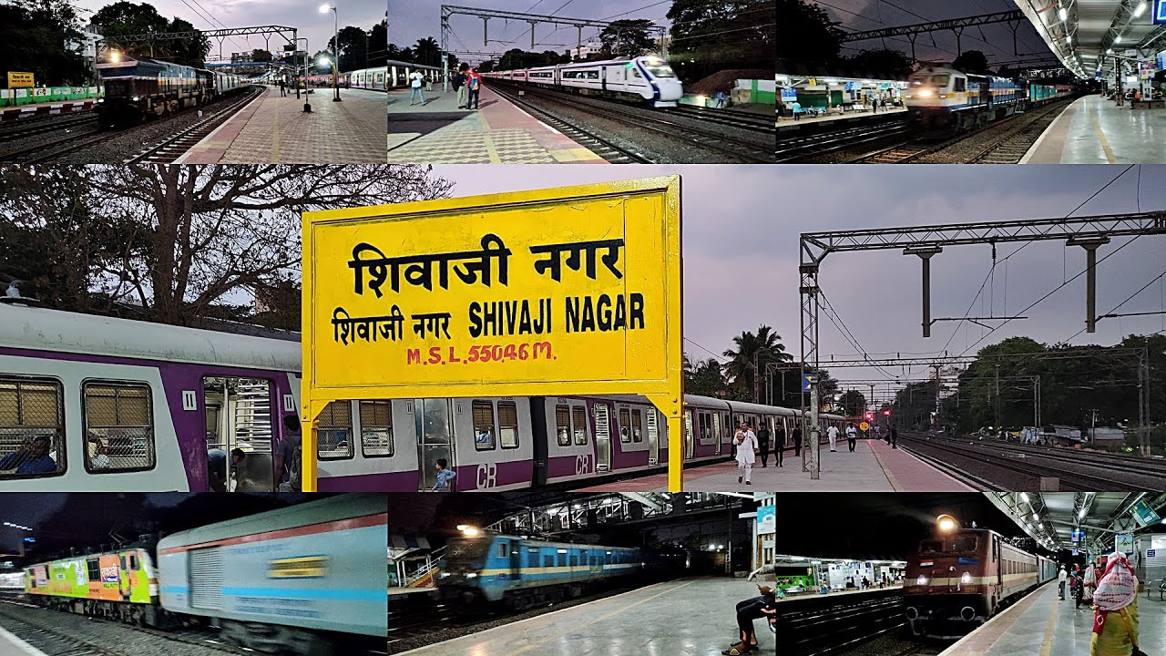 Train Spotting At Shivaji Nagar - YouTube