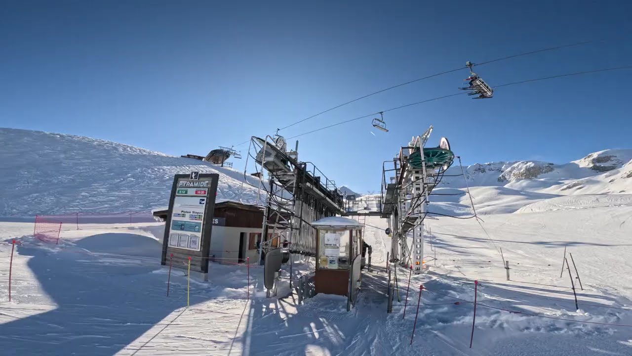 Scenic Blue Run Skiing – Exploring Plan Mugnier in Courchevel, in the 3 ...