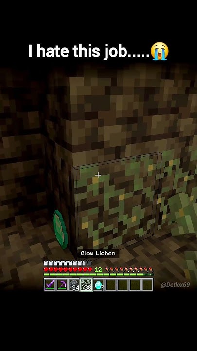 I hate this job...😭 #minecraft - YouTube