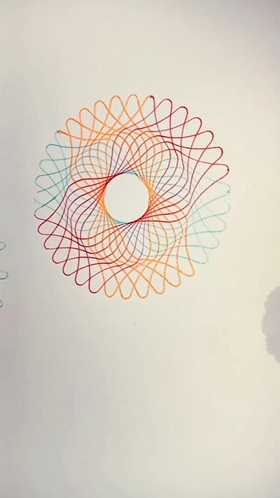 spirograph new latest design sound asmr noise art drawing 3a #art # ...
