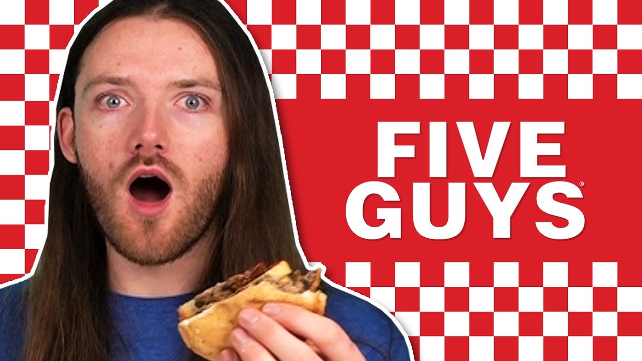 Irish People Try Five Guys - YouTube