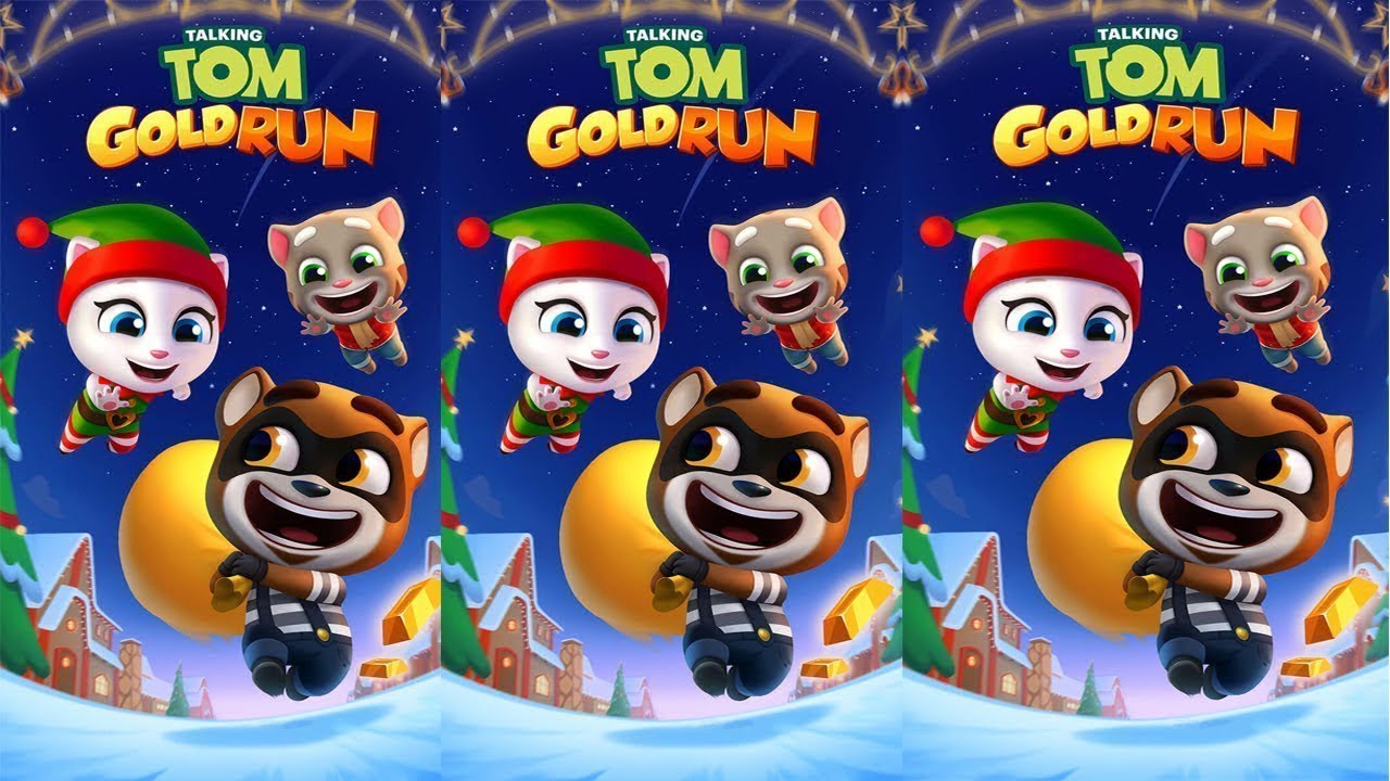 [New] Talking Tom Gold Run: Elf Angela in Winter Wonderland - YouTube