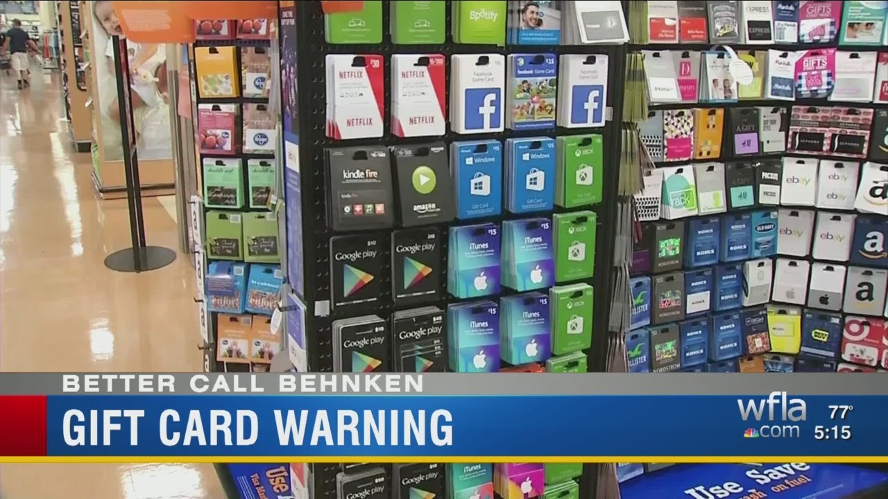 Gift card warning - YouTube