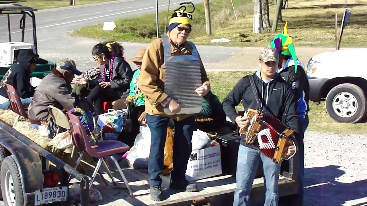 Cajun band at Mardi Gras Chicken Run - YouTube