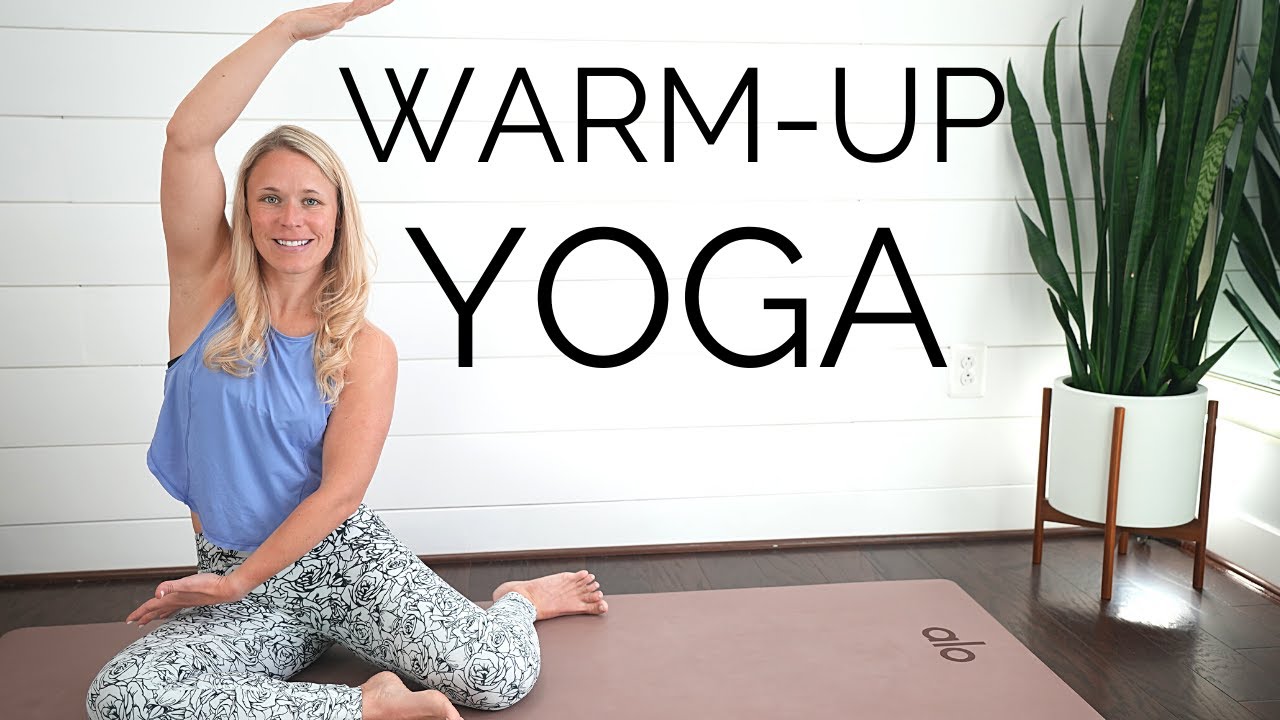 10 MIN YOGA WARM UP | Quick Effective Pre-Workout Stretches - YouTube