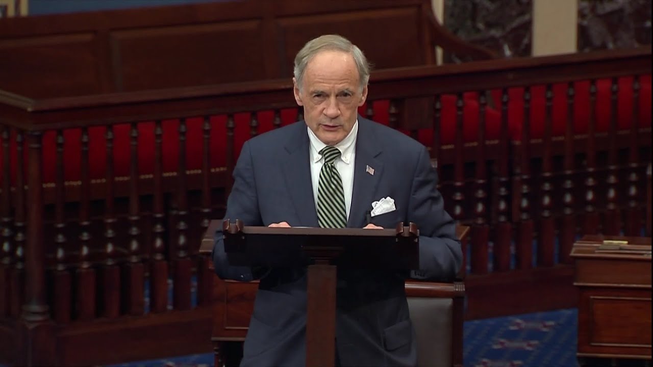Carper Calls for Confirmation of Judge Leonard Stark - YouTube