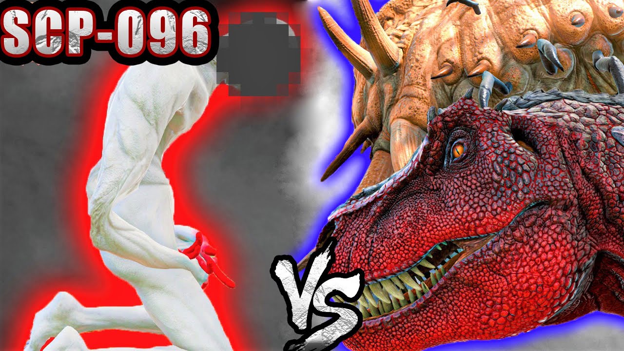 SCP-096 VS ARK Dinos| ARK Mod Battle #60 - YouTube