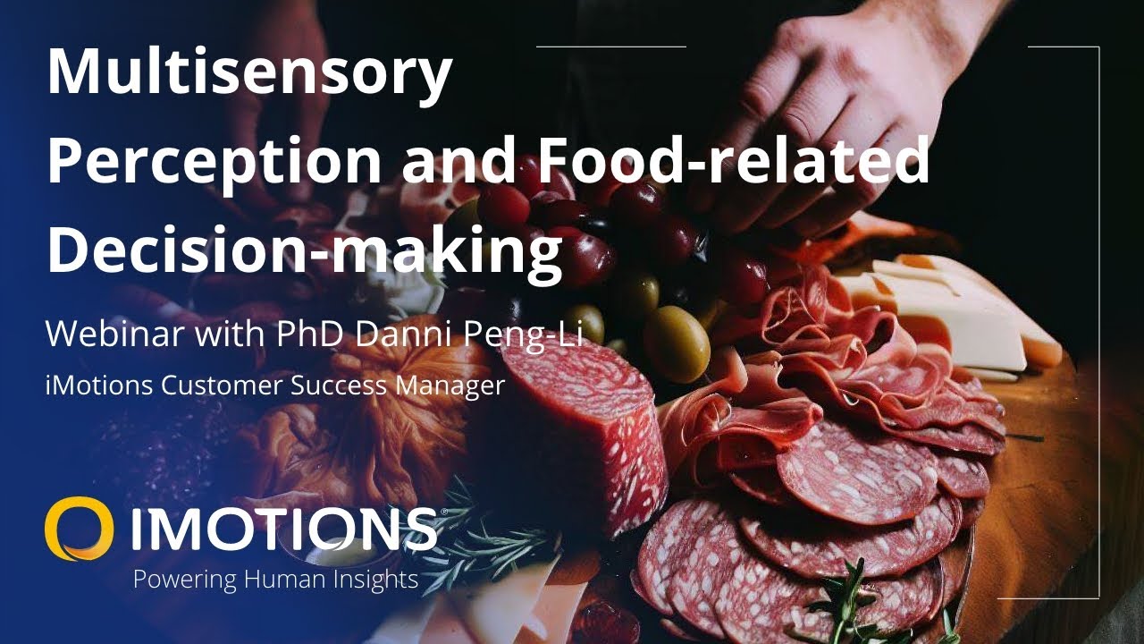 Multisensory perception and food related decision making - YouTube