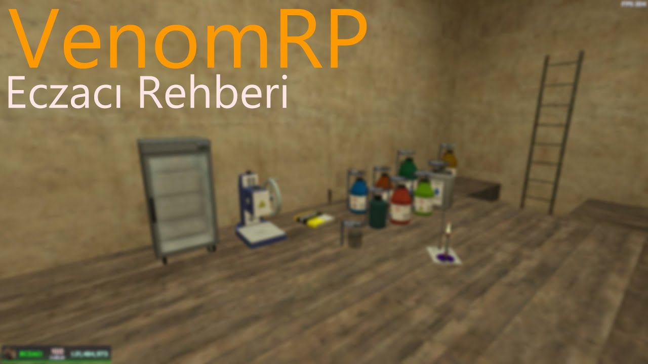 Gmod VenomRP Eczacı Rehberi - YouTube
