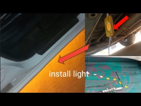 how to install light in car - YouTube