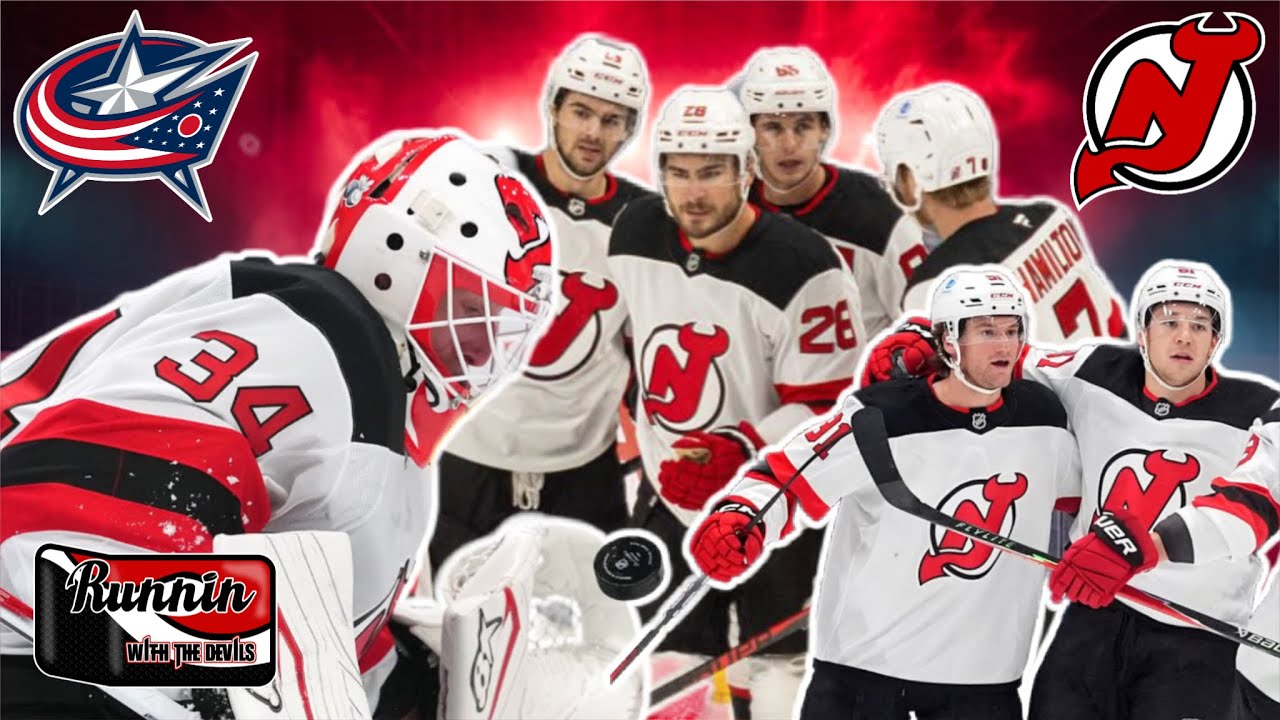 NJ Devils Beat Columbus Blue Jackets 3-2 | Coming Home 2-1! - YouTube