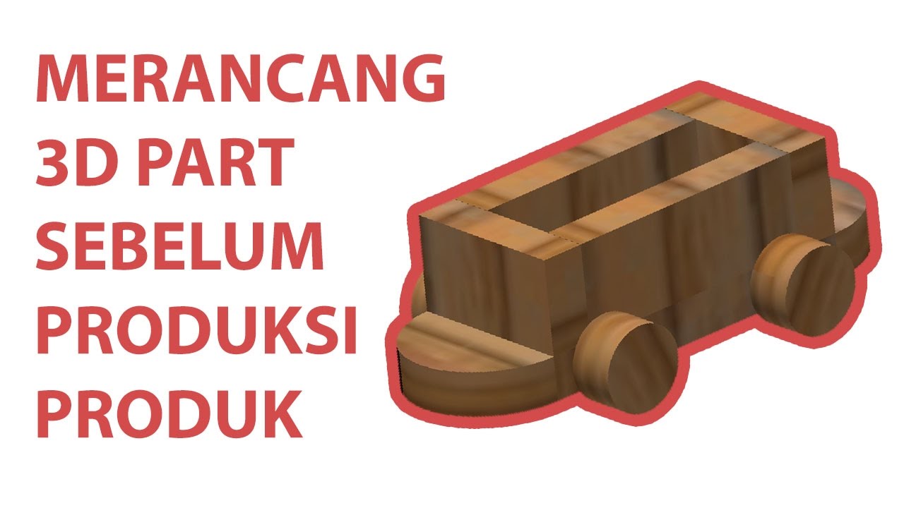 Membuat Gambar 3D Part dengan Inventor - YouTube