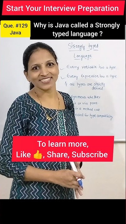 Why is Java called a Strongly Typed Language? #shorts #youtubeshorts #viral - YouTube