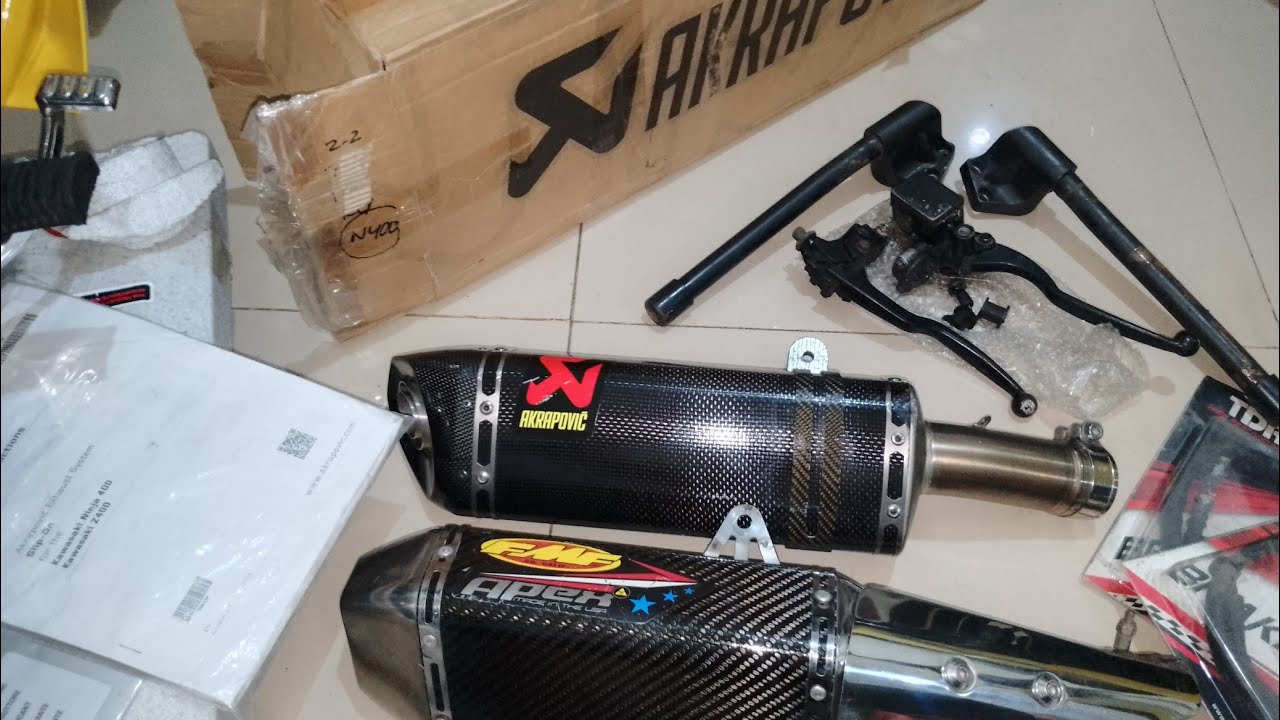 Bongkaran Ninja Semua... slip on Akrapovic New ninja Rp. 4.350. FmF ...