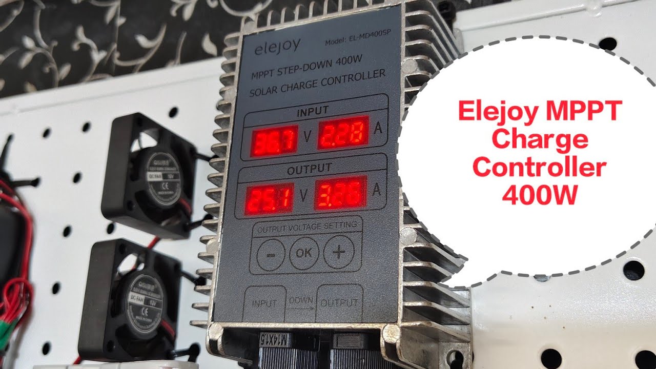 Solar DIY Elejoy MPPT Charge Controller - YouTube