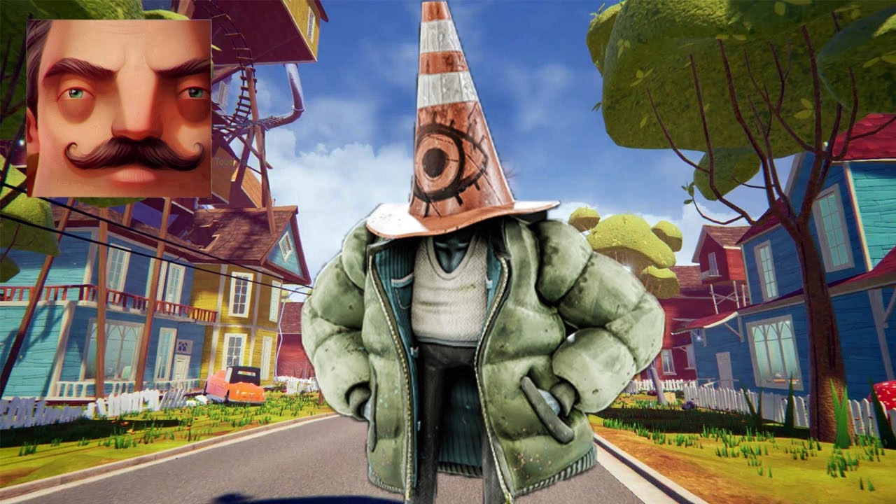 Hello Neighbor - My New Neighbor Hello Neighbor 3 Coned Head Act 2 Hole ...
