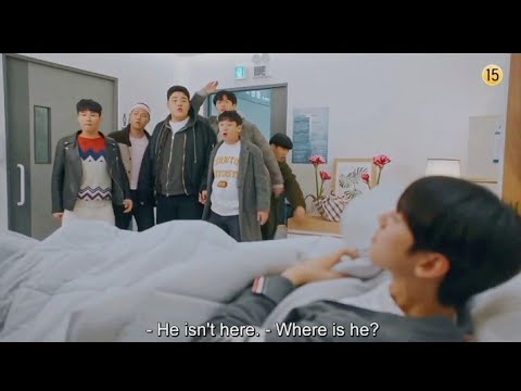 #truebeauty ep11 Funny hospital scene with classmates 😂 Jukyung hiding under the blanket with Suho