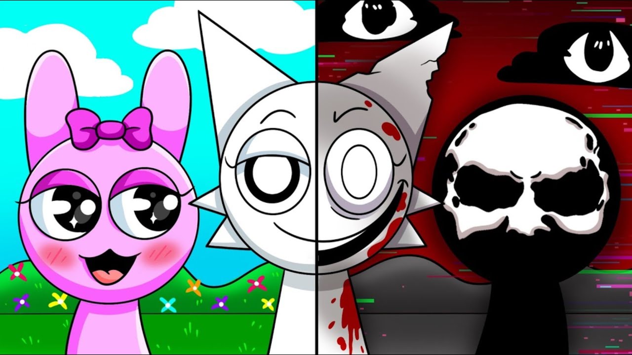 Sprunki morphs! Tunner Tree Fun bot horror Gray Simon Durple Fun tv ...