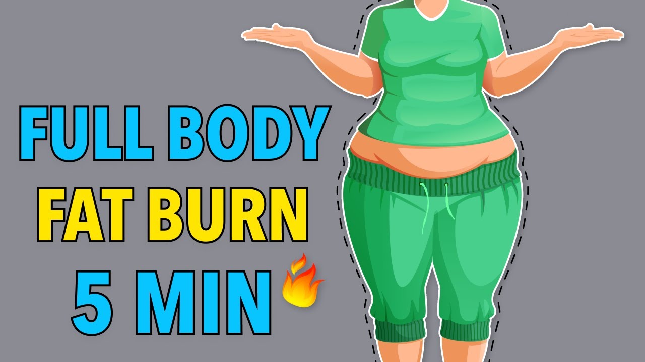 5 MIN INTENSE FULL BODY FAT BURN WORKOUT - YouTube