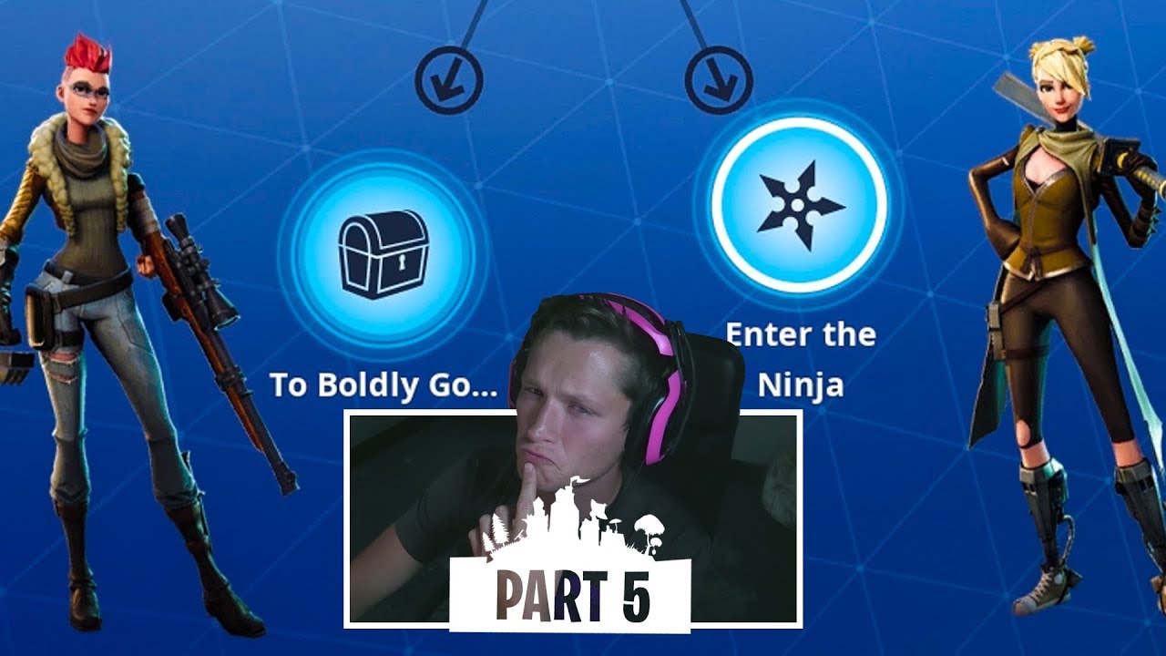 Fortnite Save the World - Part 5 - Ninja or Pathfinder? - YouTube