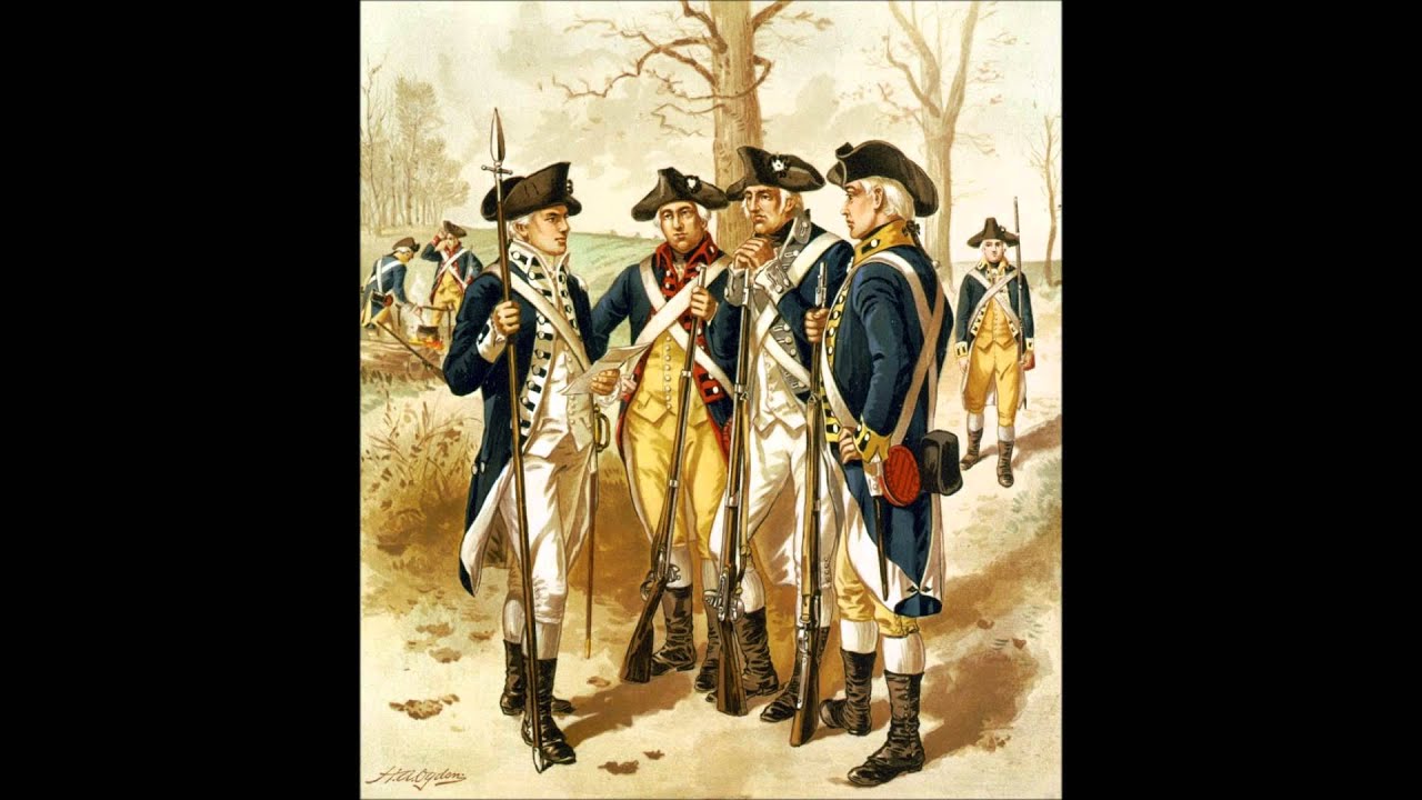 Aida Triumphal March, with paintings from the American Revolution ...