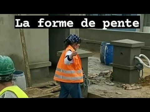 comment faire la forme de pente terrasse??? - YouTube