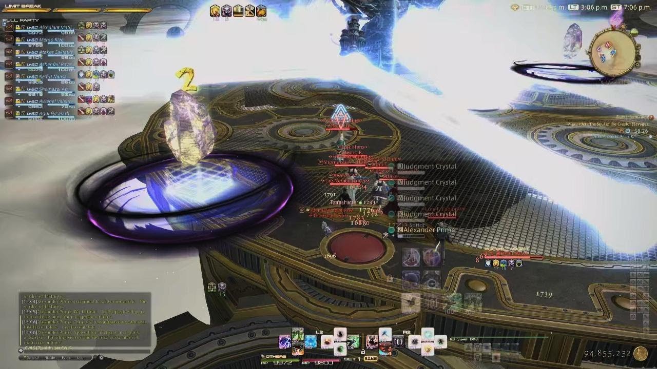 FINAL FANTASY XIV - Blue Mage Morbol Raids - A12S - Alexander Prime - Healer POV 6.58 Kill - YouTube