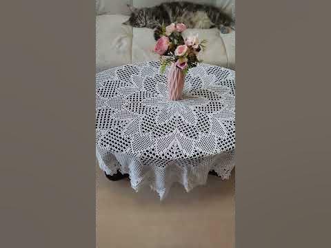 Скатерть " Аленький цветочек ". - YouTube