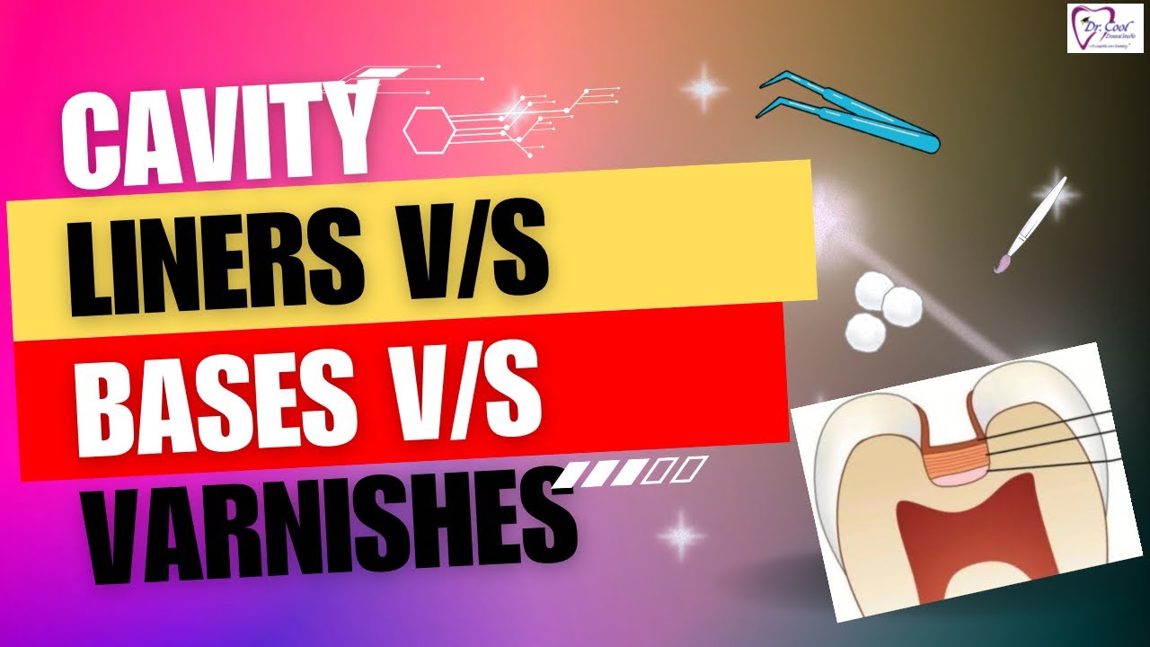 Cavity liners, varnish and bases by Dr.cooldentalstudio - YouTube