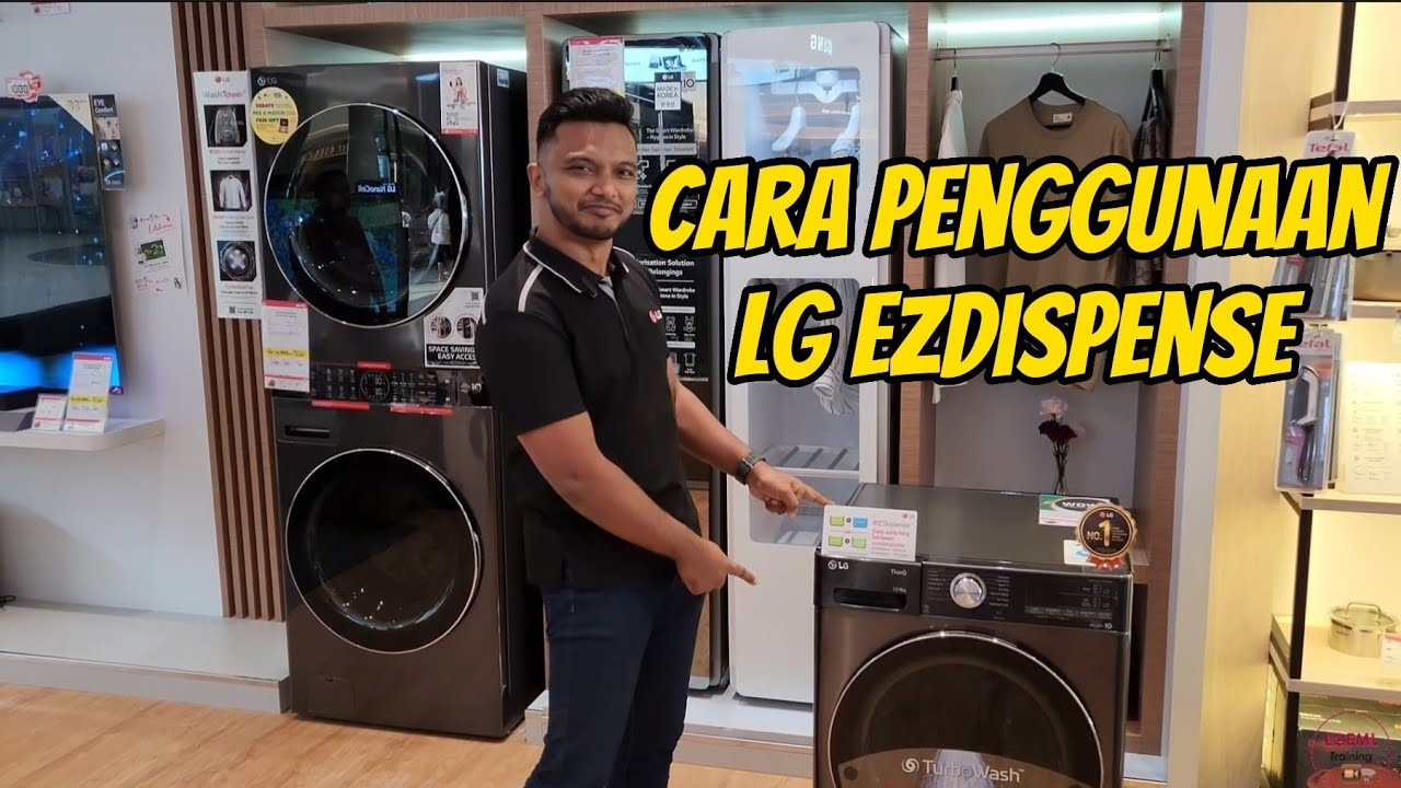 LG Front Load Terbaru 2023 | Cara Penggunaan ezDispense - YouTube