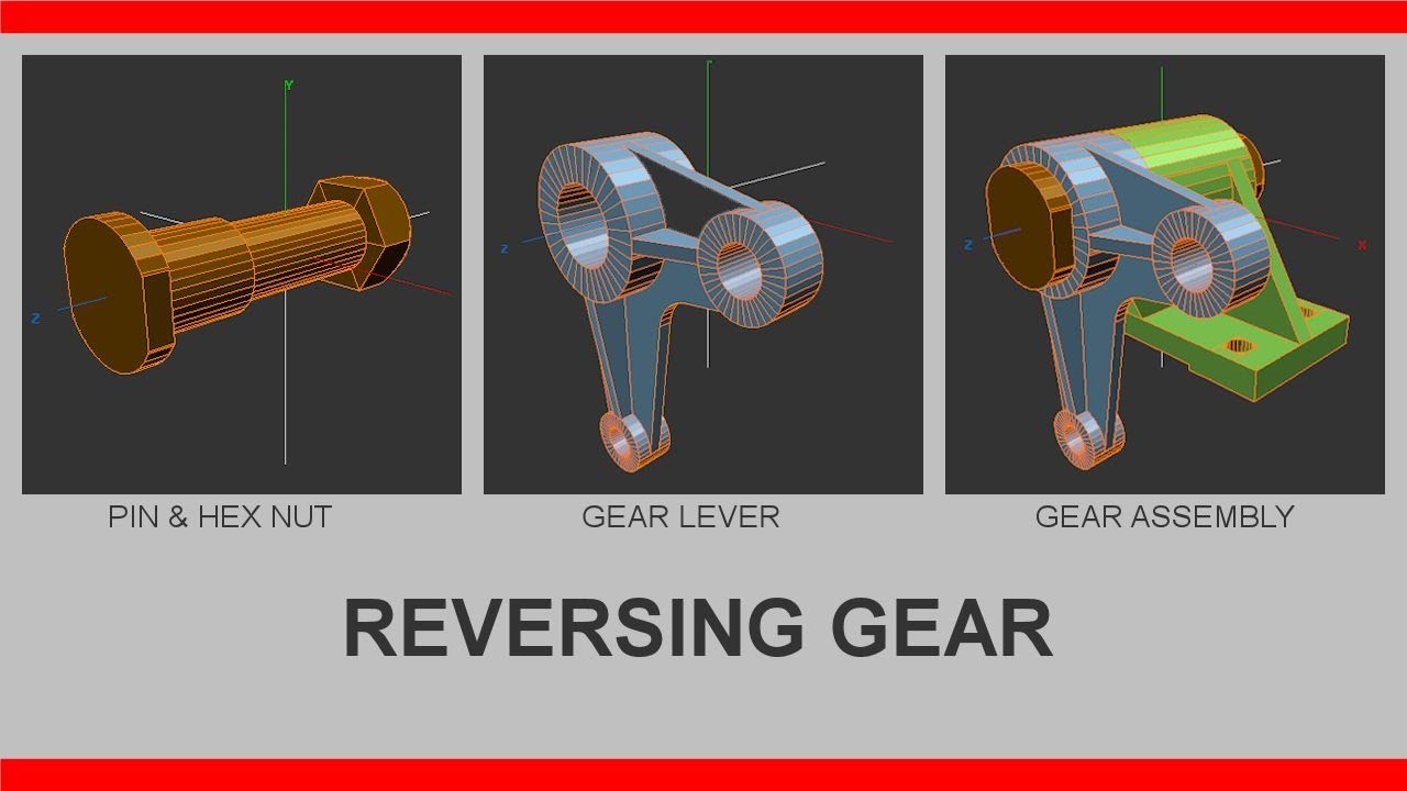 WINGS3D MODELLING FOR CAD USERS: 6: REVERSING GEAR - YouTube