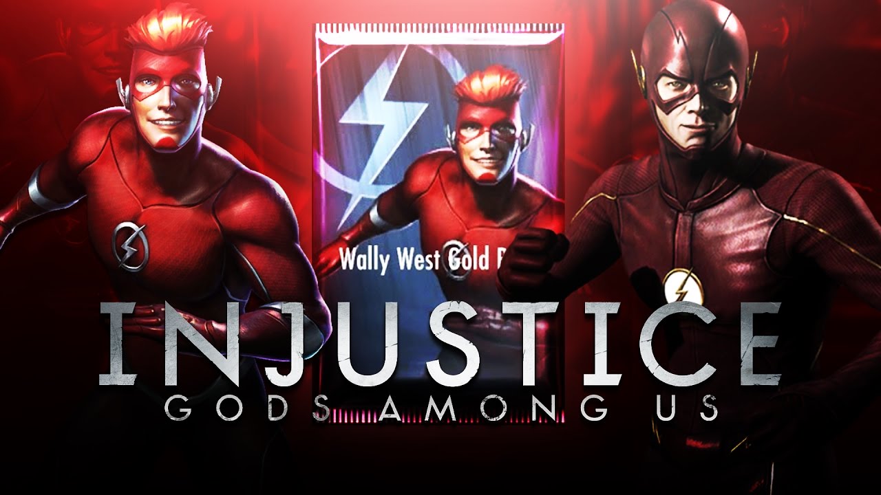 INJUSTICE MOBILE - METAHUMAN FLASH + WALLY WEST REBIRTH PACK OPENING ...