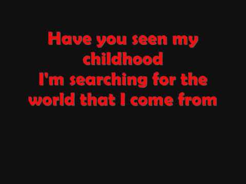 Mj childhood lyrics