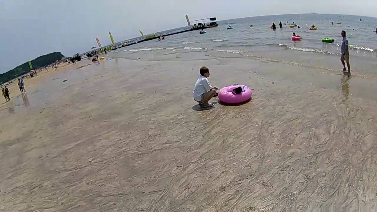 Daecheon beach in korea - YouTube
