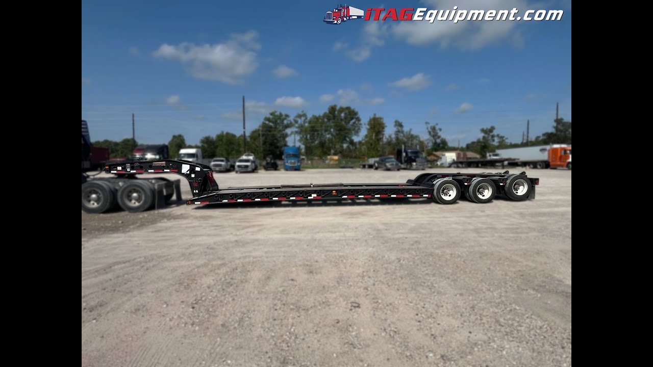 2023 Fontaine 55 Ton Lowboy Trailer For Sale ITAG Equipment - YouTube