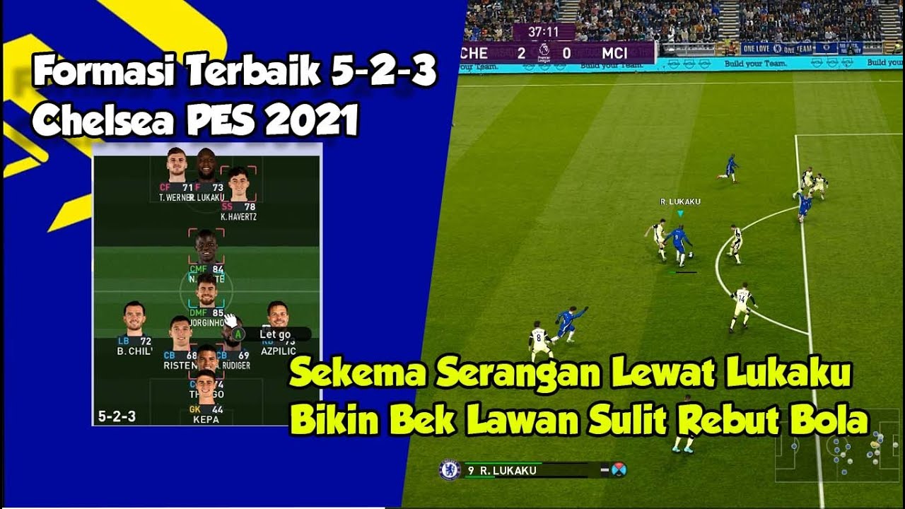 Formasi Terbaik PES 2021 5-2-3 Chelsea New Season 2022 - YouTube