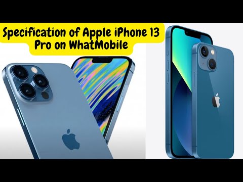Specification of Apple iPhone 13 Pro on WhatMobile - YouTube