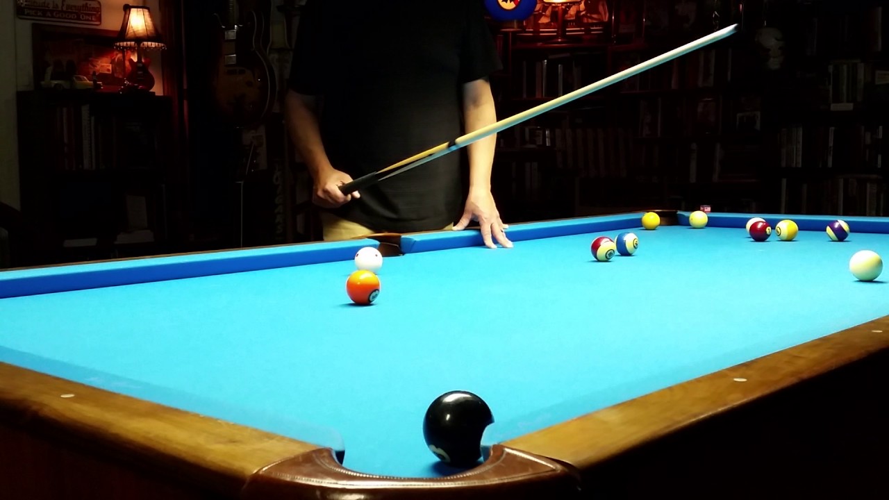 Blocked pocket - more feel than system -- Poolology - YouTube