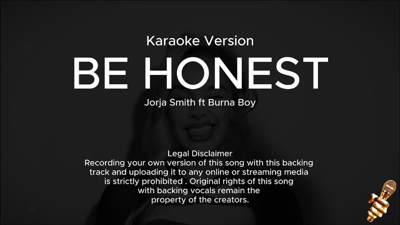 Jorja Smith - Be Honest (Karaoke Version) feat. Burna Boy - YouTube