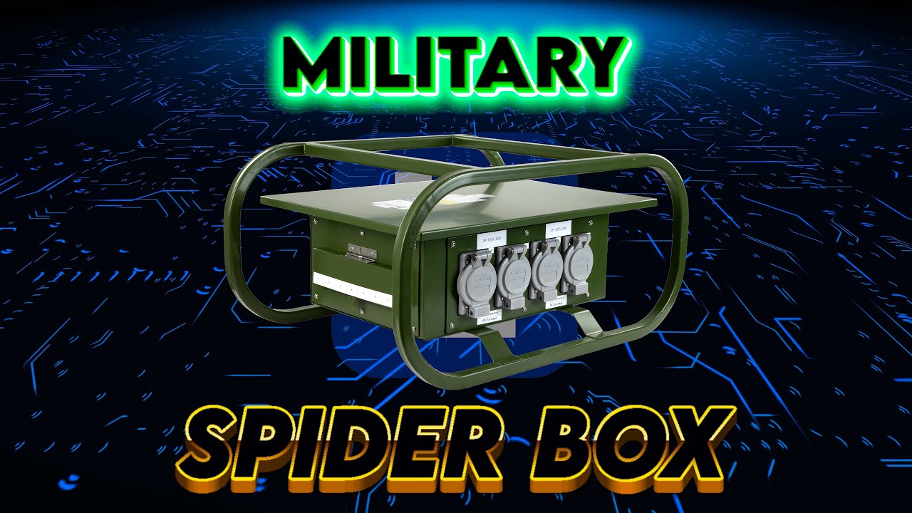 Military Spider Box Power Distribution - 208/120V 3-phase - 60A Class L ...