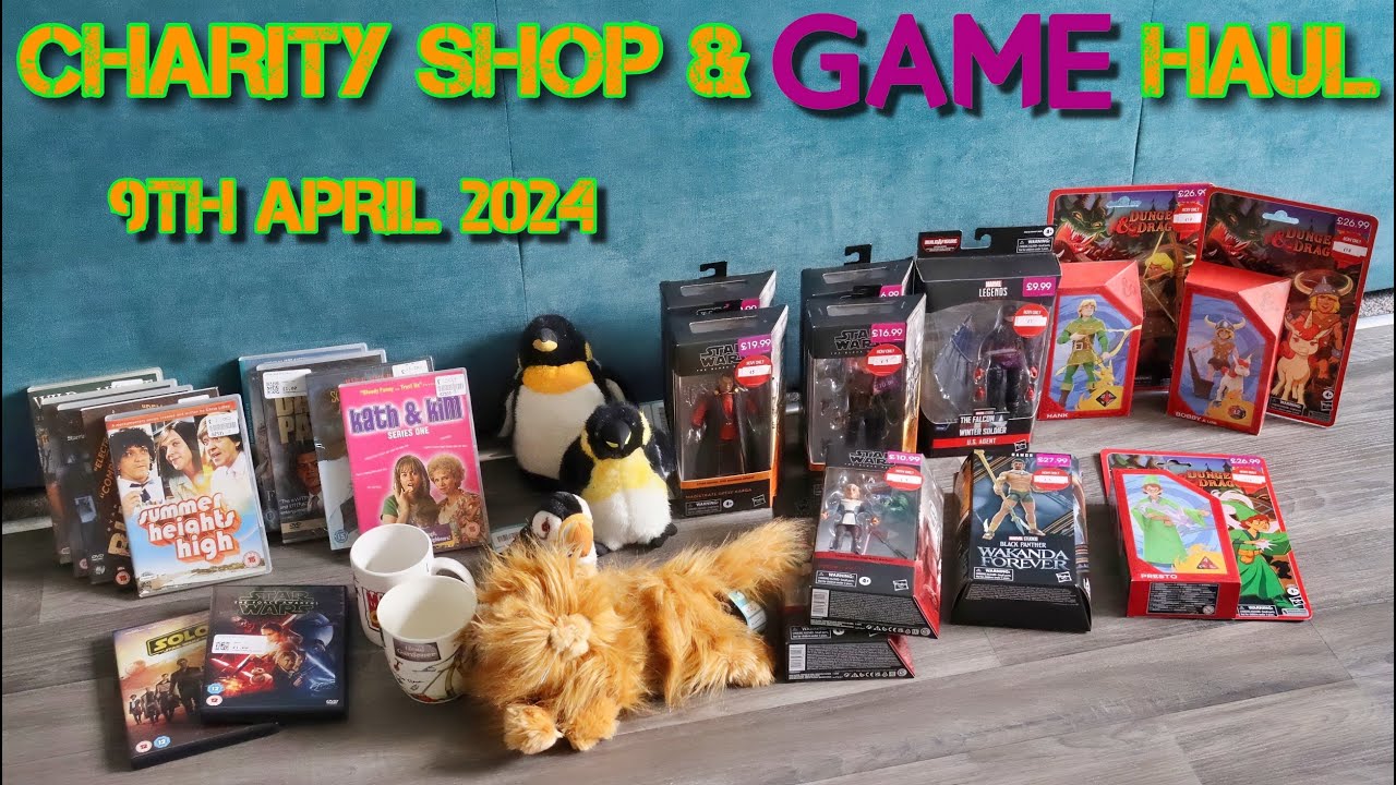 Charity Shop & GAME Haul (9th April 2024) Plush / DVD / Star Wars Black ...